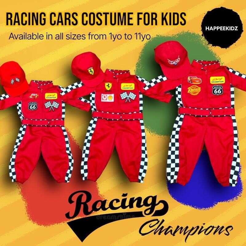 RACING CARS JUMPSUIT / COSTUME 0Aa 797 | Shopee Philippines