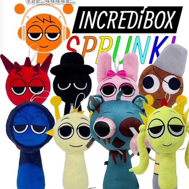 Incredibox Sprunki Plush Toy Doll Horror Gamewenda Gray Oren Raddy ...