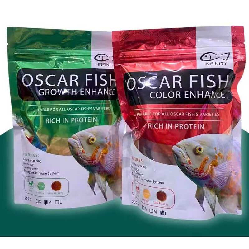 Oscar Fish Pellet Growth And Color Enhancement - 160G Sealed 1Fc ...