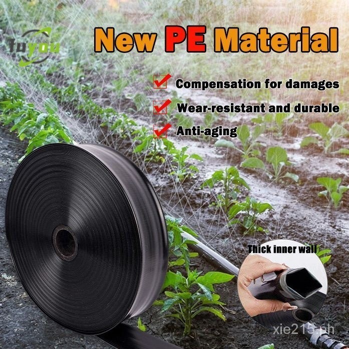 (no hole) 2Inch*100M Garden Micro Spray Tape Dropper PE Plastic Farm ...