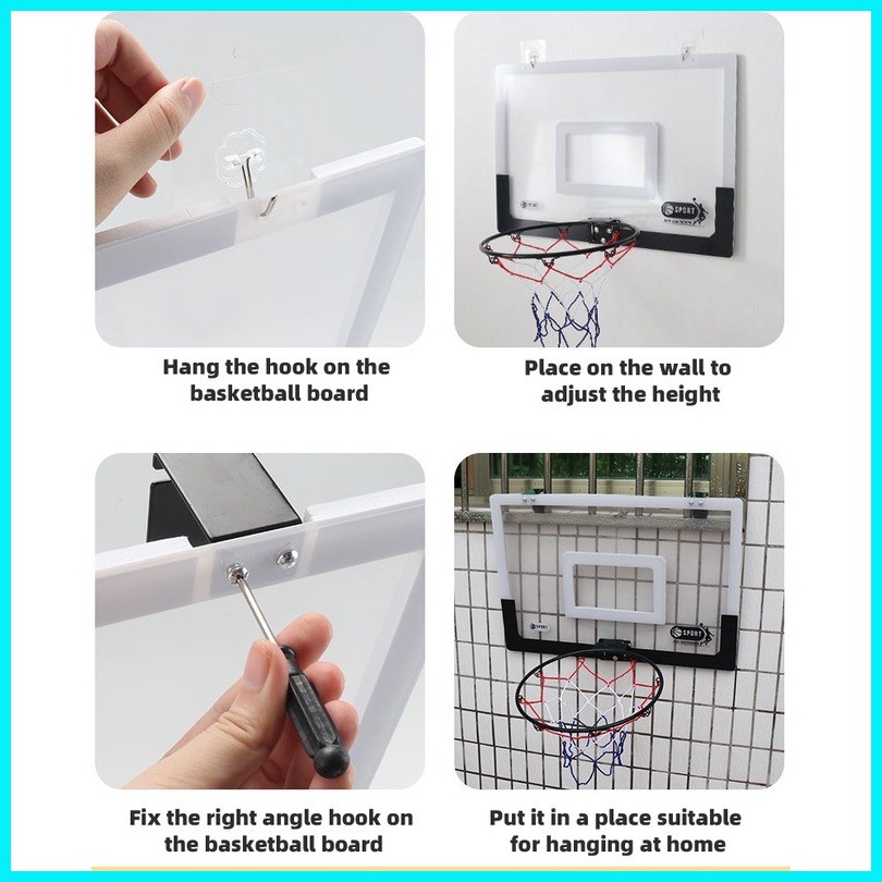 Basketball board and ring set fiberglass pvc fiber glass hoop ball ...