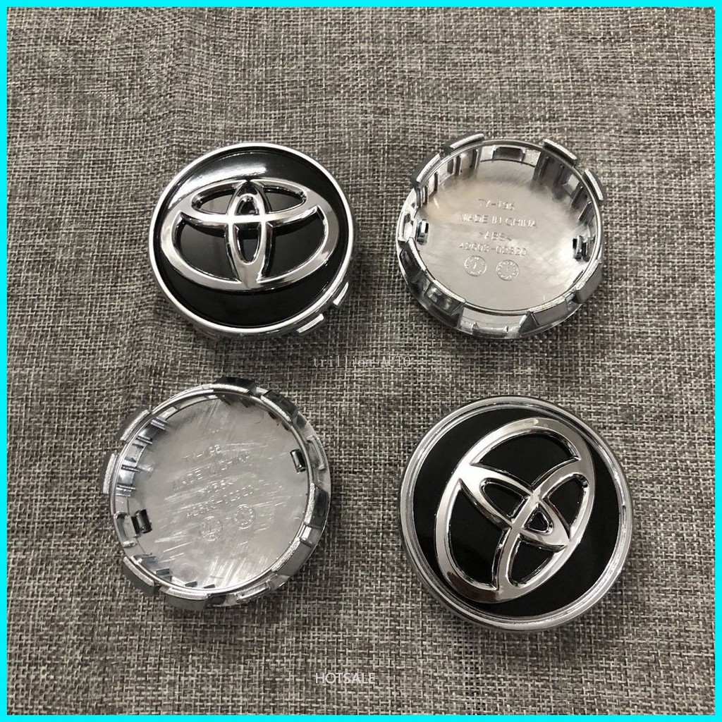 【24H Ship】4PCS Toyota Center Cap 3D Center Wheel Cap 62mm for Toyota ...