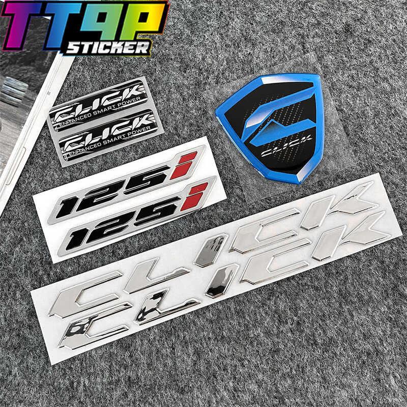 2025 4pcs 3D HONDA Click 125i 150i V2 150 125 V3 Letter Emblem ...