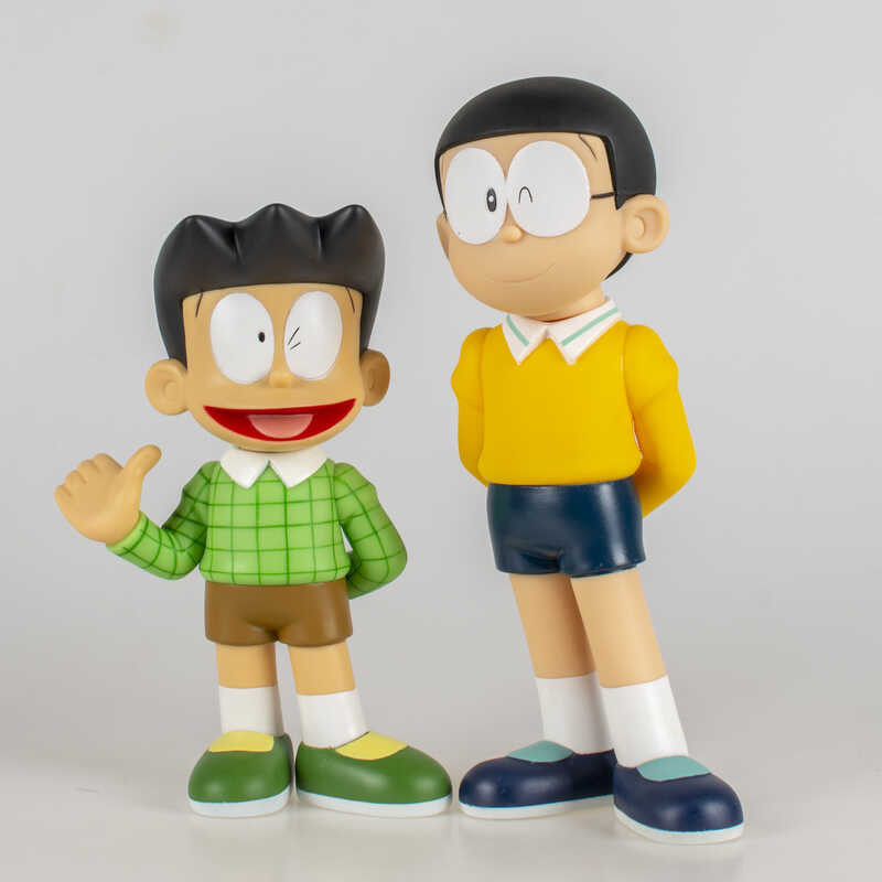 Cat Robot Blue Nobita Shizuka Fat Tiger Kofu Car Toy Doraemon Ornament ...