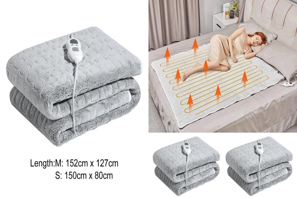 RC~ Balanced Heated Thermal Quilt for Cold Months Heated Bed Blanket ...