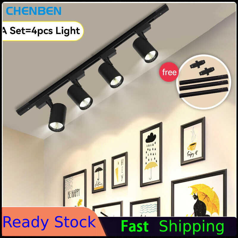 CHENBEN Full Set Led Light Rail Lamps PCS W Aluminum Ceiling Spot ...