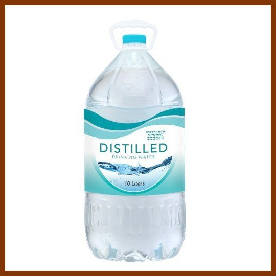 Nature's Spring Distilled Water 10 liters | Shopee Philippines