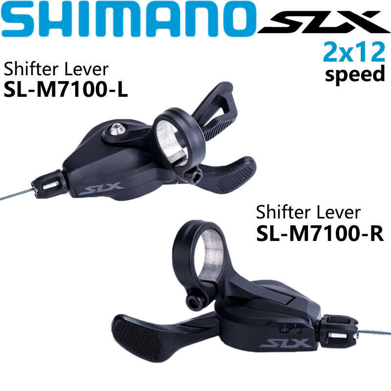 SHIMANO SLX 2X12 MTB Mountain Bike SL M7100 Shift Lever Clamp Ring I ...