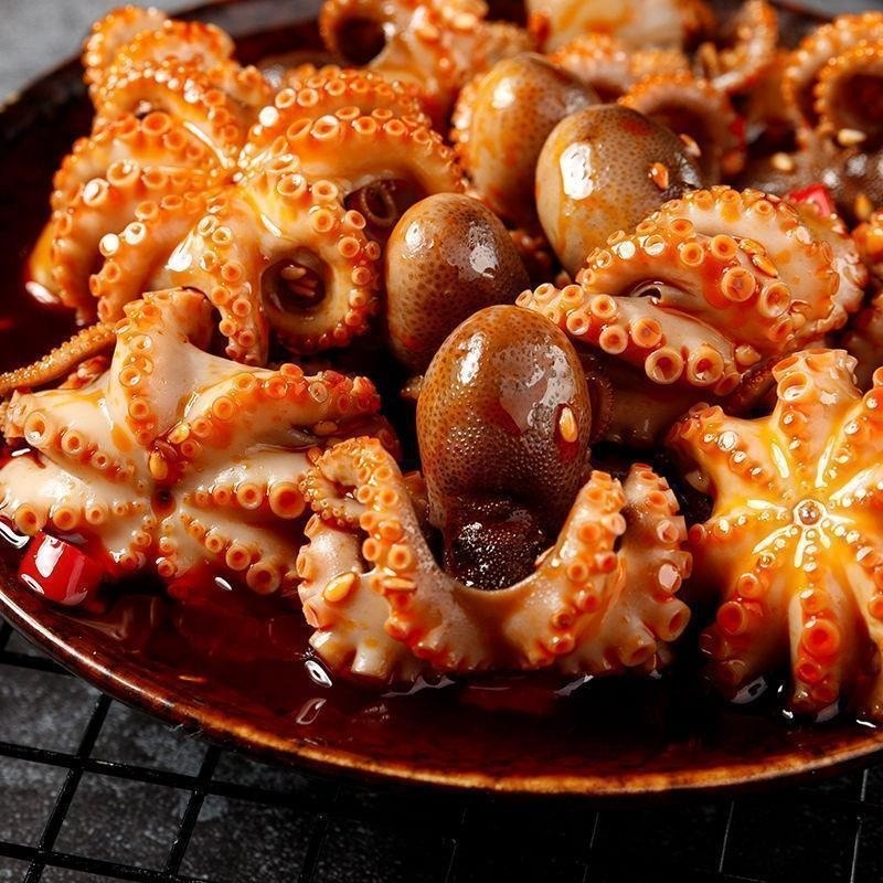 XUPAI Octopus Snack Instant Snack Seafood Deli Canned 100g | Shopee ...