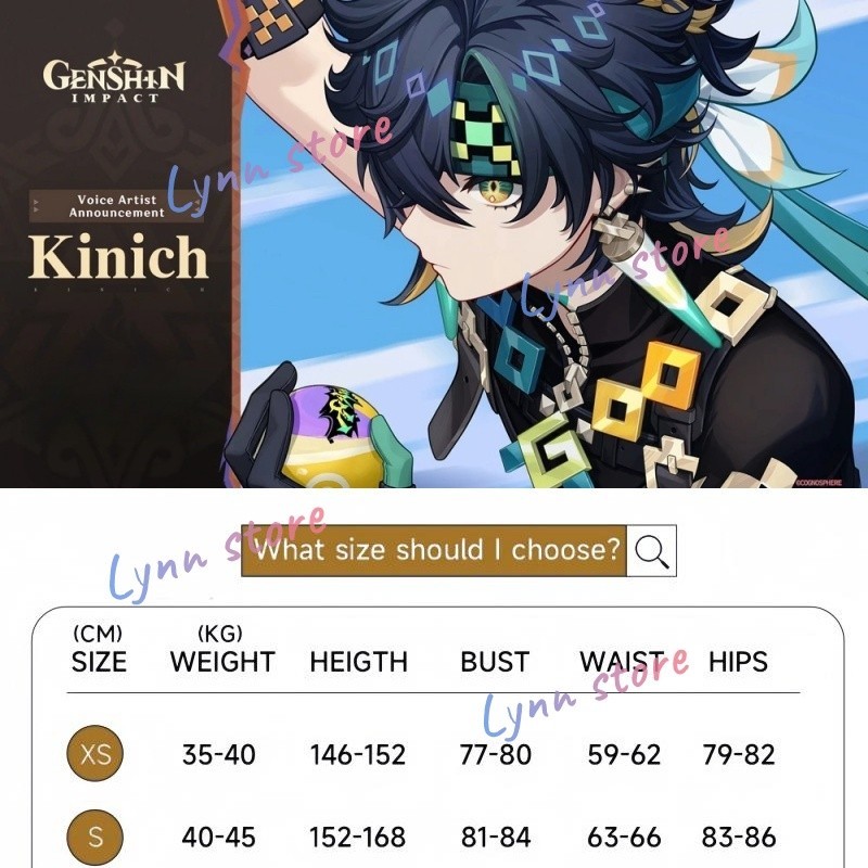 GENSHIN IMPACT Game Cosplay Outfit Natlan Dendro KINICH Costumes ...