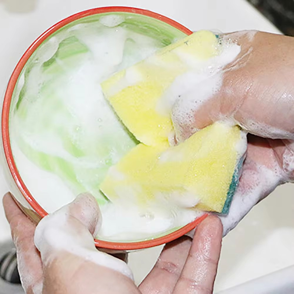 Kitchen Cleaning Sponges / Double-sided Sponge Wipes / Pan Pot ...