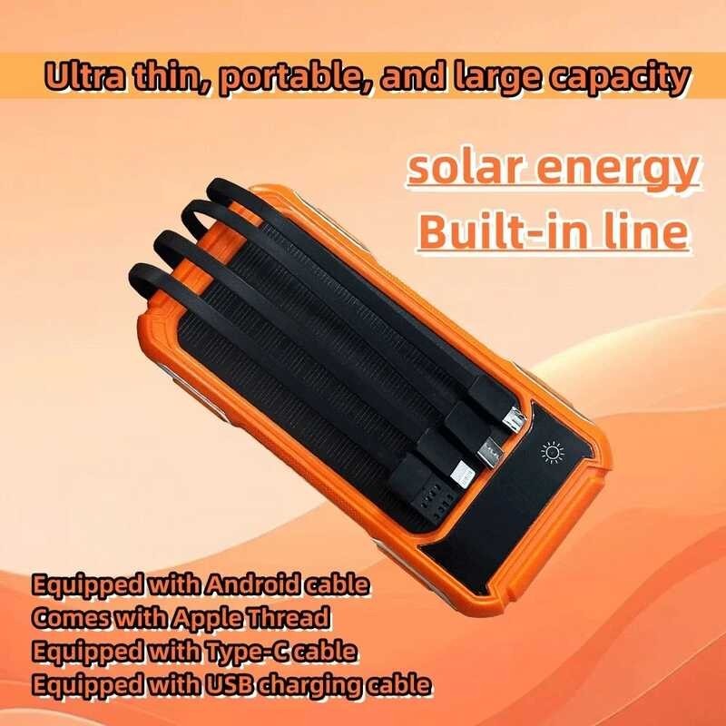 Portable Solar 20000Mah Power Bank External Battery Charger LED Light ...