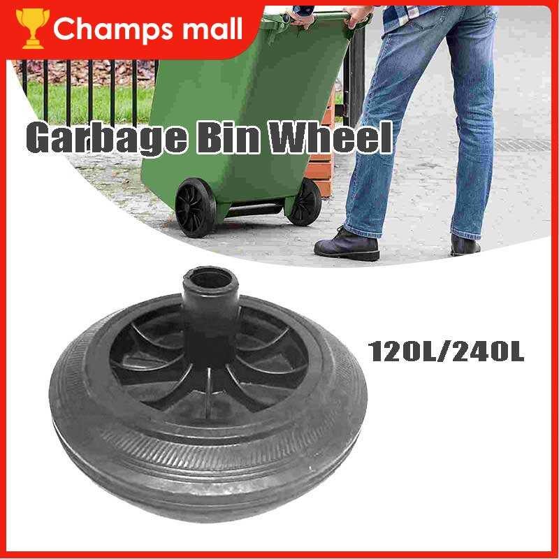 Universal Rubber Trash Can Wheels Trash Bin Wheel Wastebasket Castor ...
