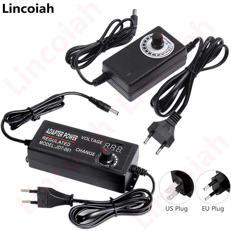Adjustable AC DC 3V 5V 6V 9V 12V 15V 18V 24V 1A 2A 5A Power Supply Universal 220V To 12 V Volt ...