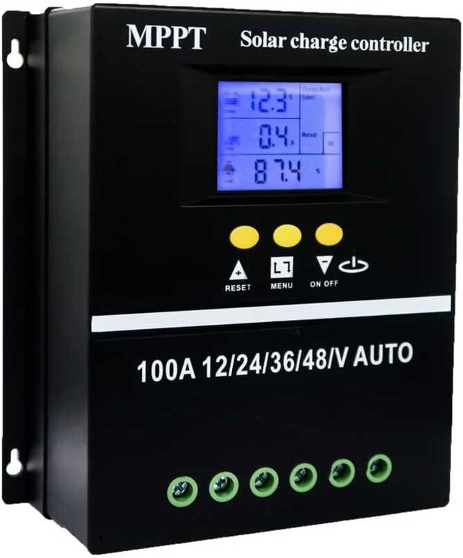 MPPT Y&H 100A Solar Charge Controller 12V 24V 36V 48V LCD Display ...