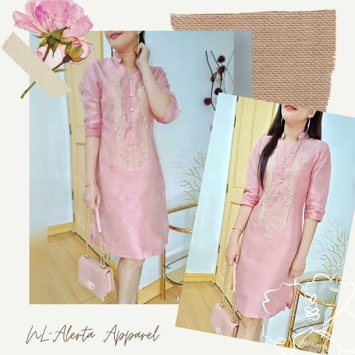 & BARONG Damit PARA BABANG MODERN FILIPINIANA | Shopee Philippines