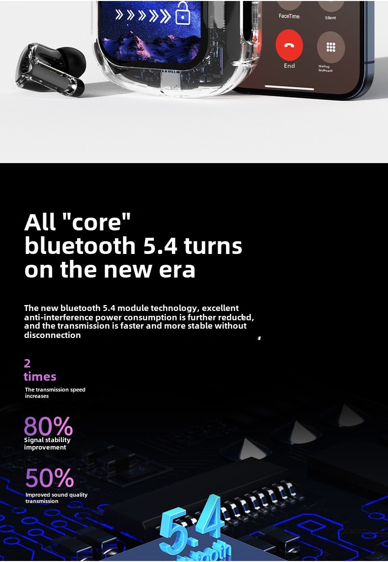 TWS Bluetooth earphones in ear new intelligent noise cancelling Ari Max ...