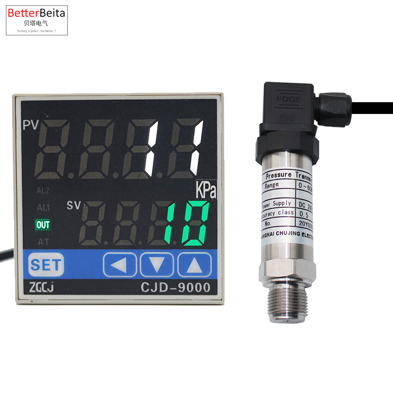 Liquid air oil Pressure monitor with high pressure alarm low pressure ...