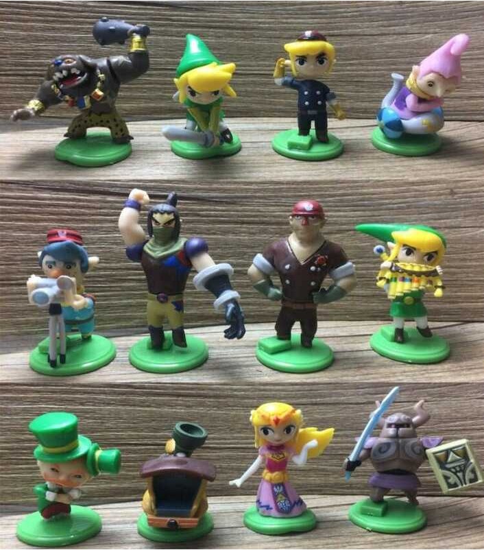 Fastshipping 12Pcs/Set Ang Legend of Zelda Action Figures Collectible ...