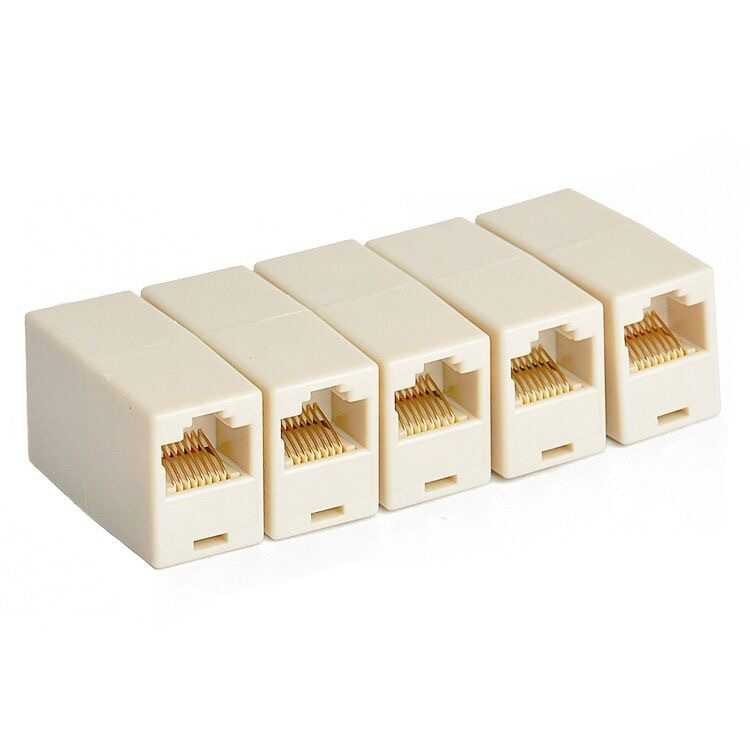 Rj45 Straight-Through Connector 8P8c Straight-Through 8-Core Dual-Way ...