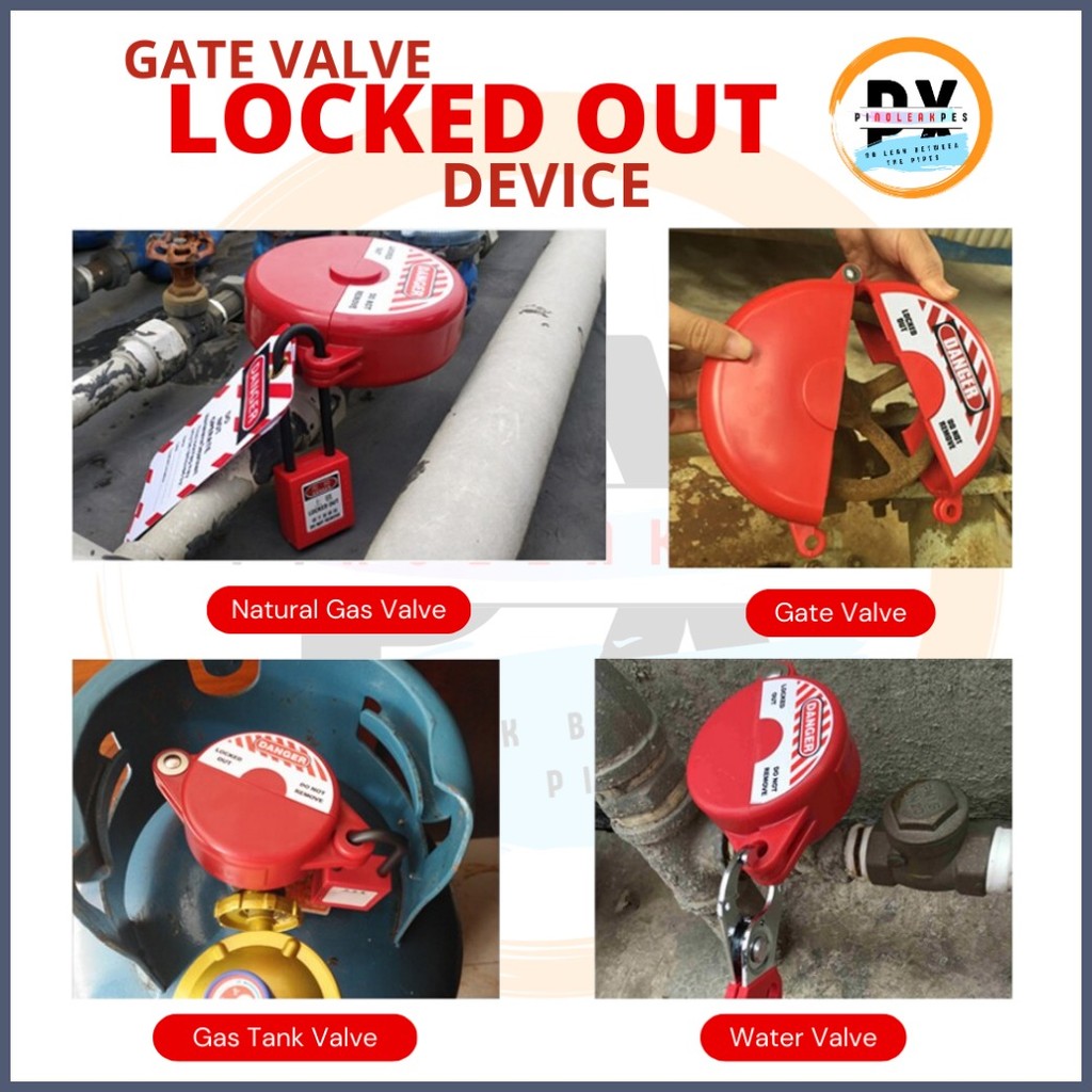 ⚡ Safety Lock for LPG Gas | Tanke | Gasul - Gate Valve Locked Out ...