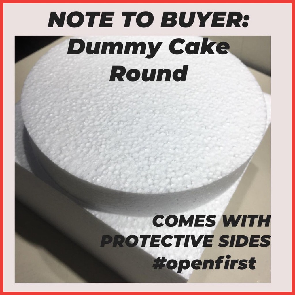 ∳ ★ 3pcs. Styro Dummy Cake Styrofoam 4x1 5x1 6x1 7x1 8x1 9x1 | Shopee ...