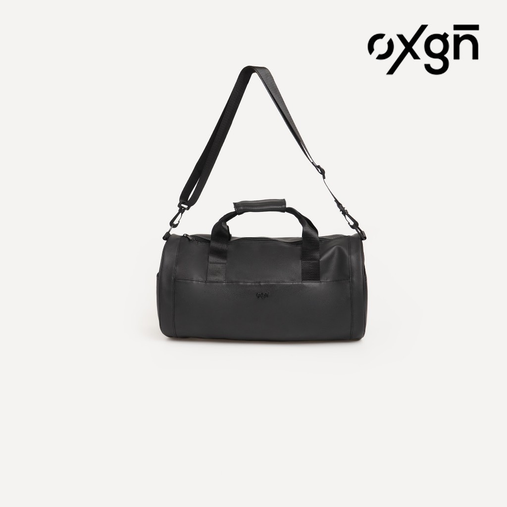 OXGN Duffle Bag For Men And Women (Black/Mocha) | Shopee Philippines