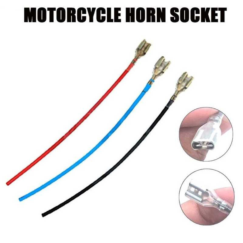 HIGH QUALITY MOTORCYCLE UNIVERSAL HORN SOCKET TERMINAL WIRE RED ( PER ...