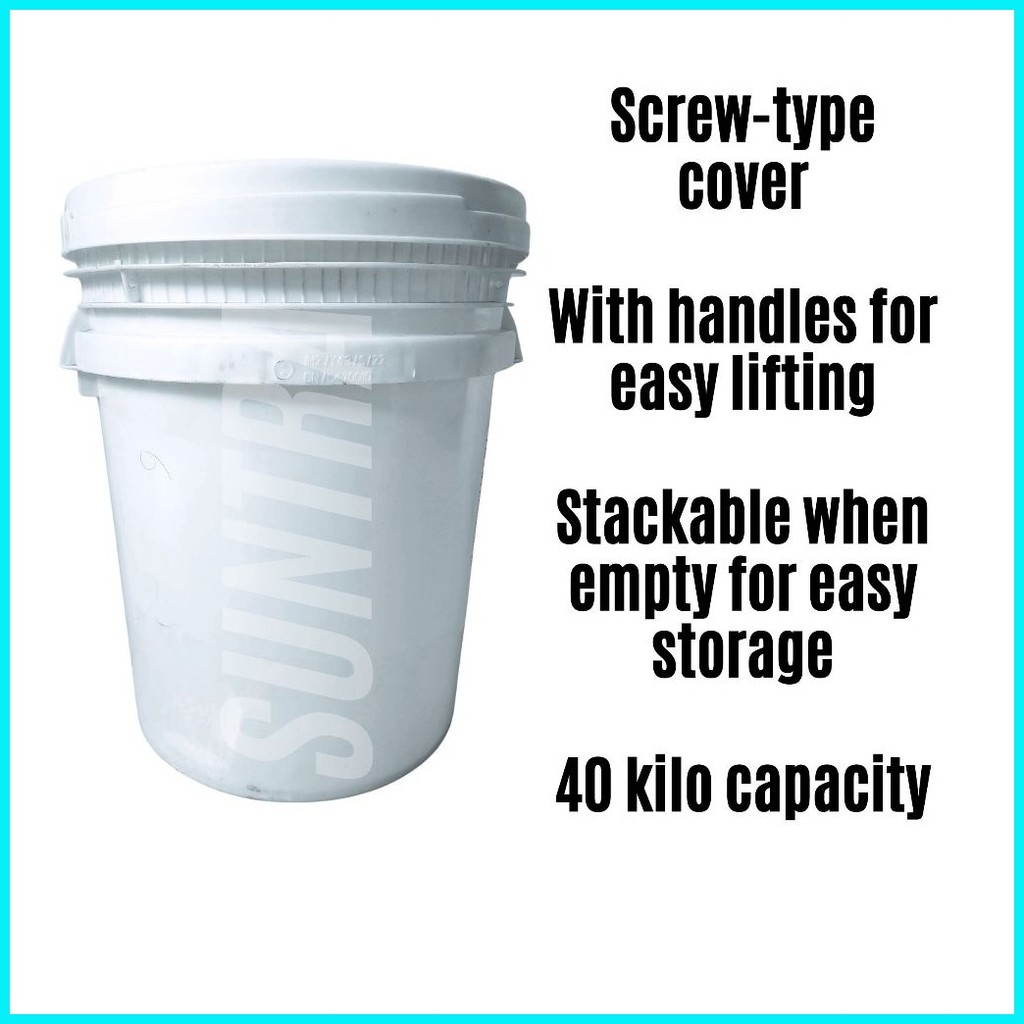 STACKABLE USED EMPTY DRUM/CONTAINER 40 KILO 40 LITERS CAPACITY WITH ...