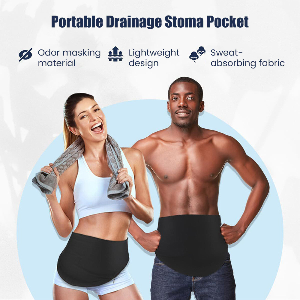 Disposable One-piece System Colostomy Bags Opening 20-65mm Portable ...