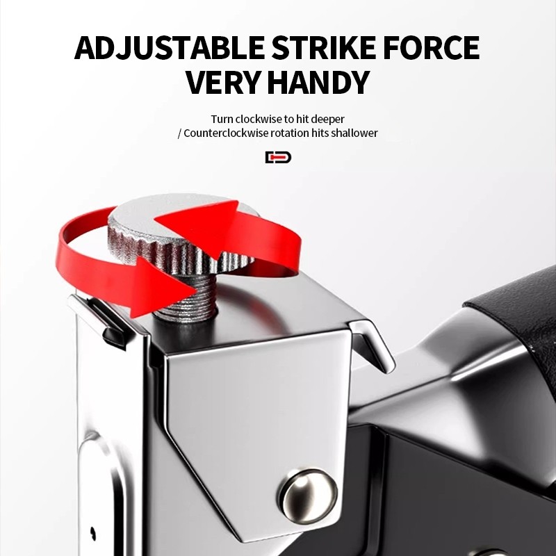Manual Staple Gun Tacker Heavy Duty Professional Set with Multiple ...