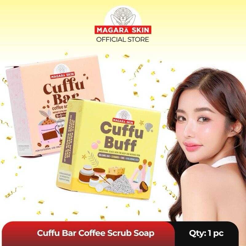 [ OFFICIAL ] MAGARA SKIN CUFFU BAR COFFEE SCRUB SOAP MADE IN THAILAND ...