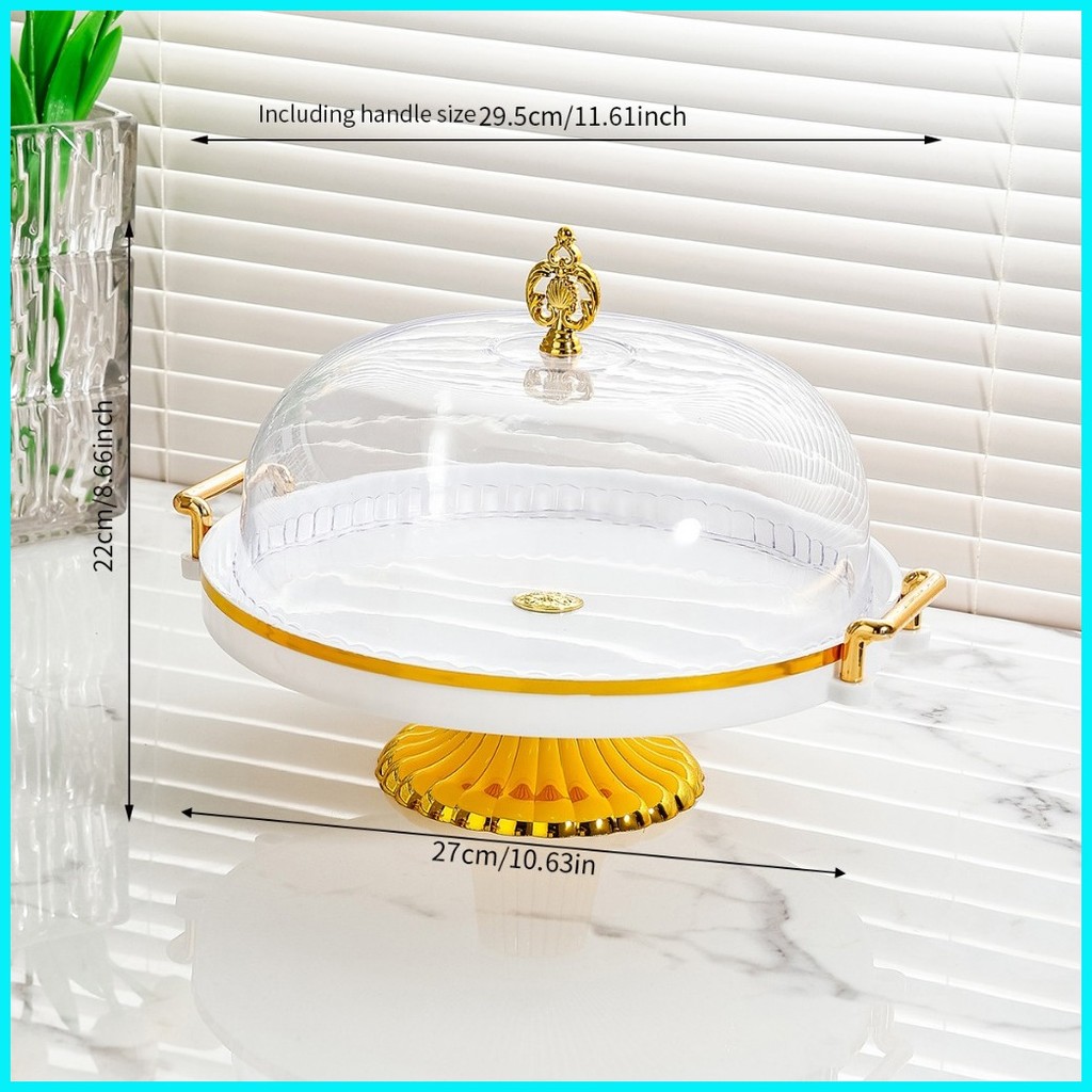 3 Layer Dessert display rack with plates stepped food display stand ...