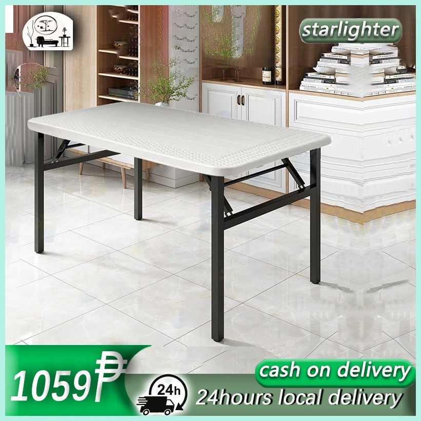 Foldable Plastic Rattan Table dining table High Quality 60x100 Table ...