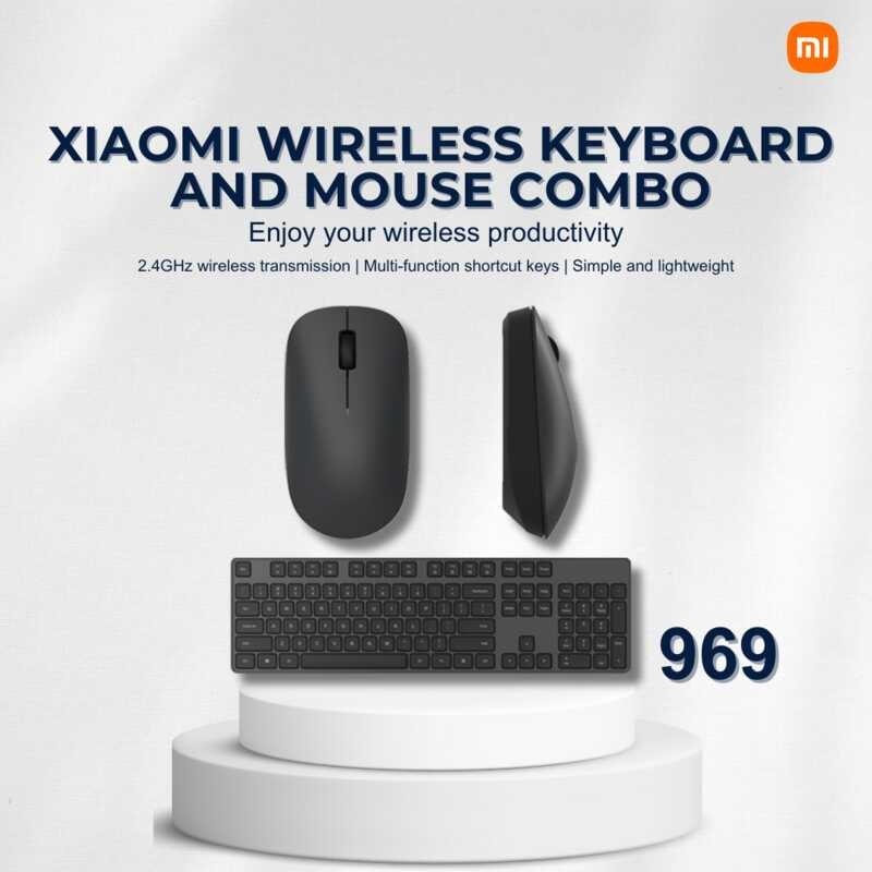 Xiaomi Redmi Wireless Keyboard at Mouse Combo @ Enjoy your productivity ...
