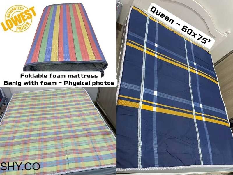 2024 Foldable Mattress banig may foldable foam 2CM thickness good ...