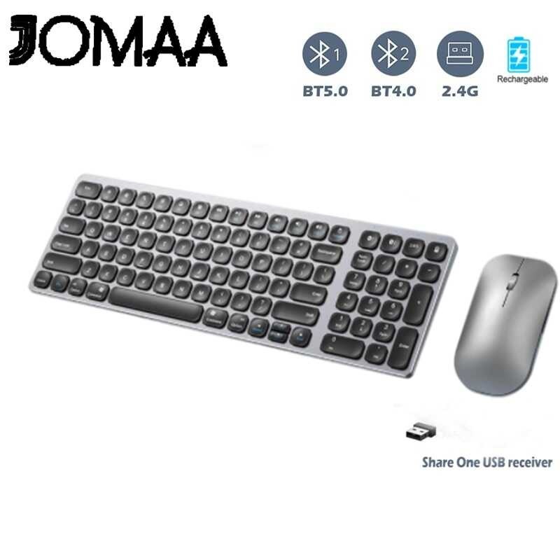 At Jomaa Mouse Suit Rechargeable Multi Device 2 4g Wireless Bluetooth