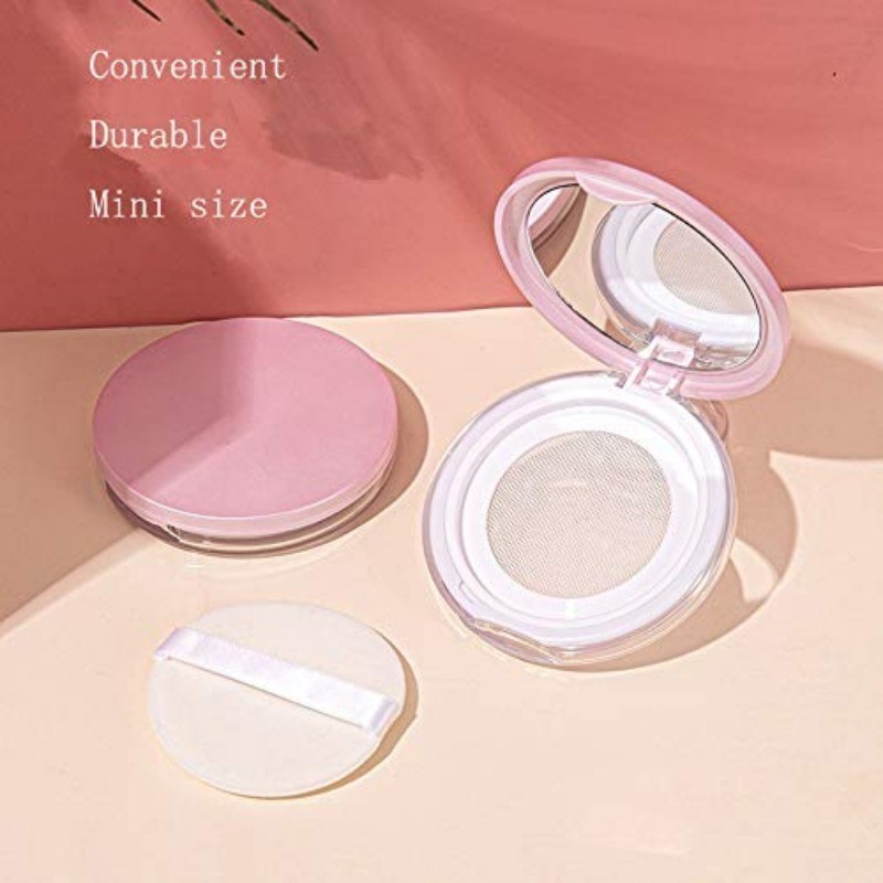 Portable Empty Cosmetic Sifter Loose Jar Container Plastic Loose Powder ...