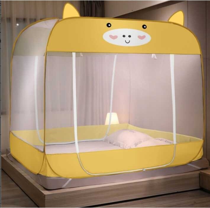 King 1.8M Family Size Foldable Pop Up Net Bed Canopy Tent,Fine Holes ...