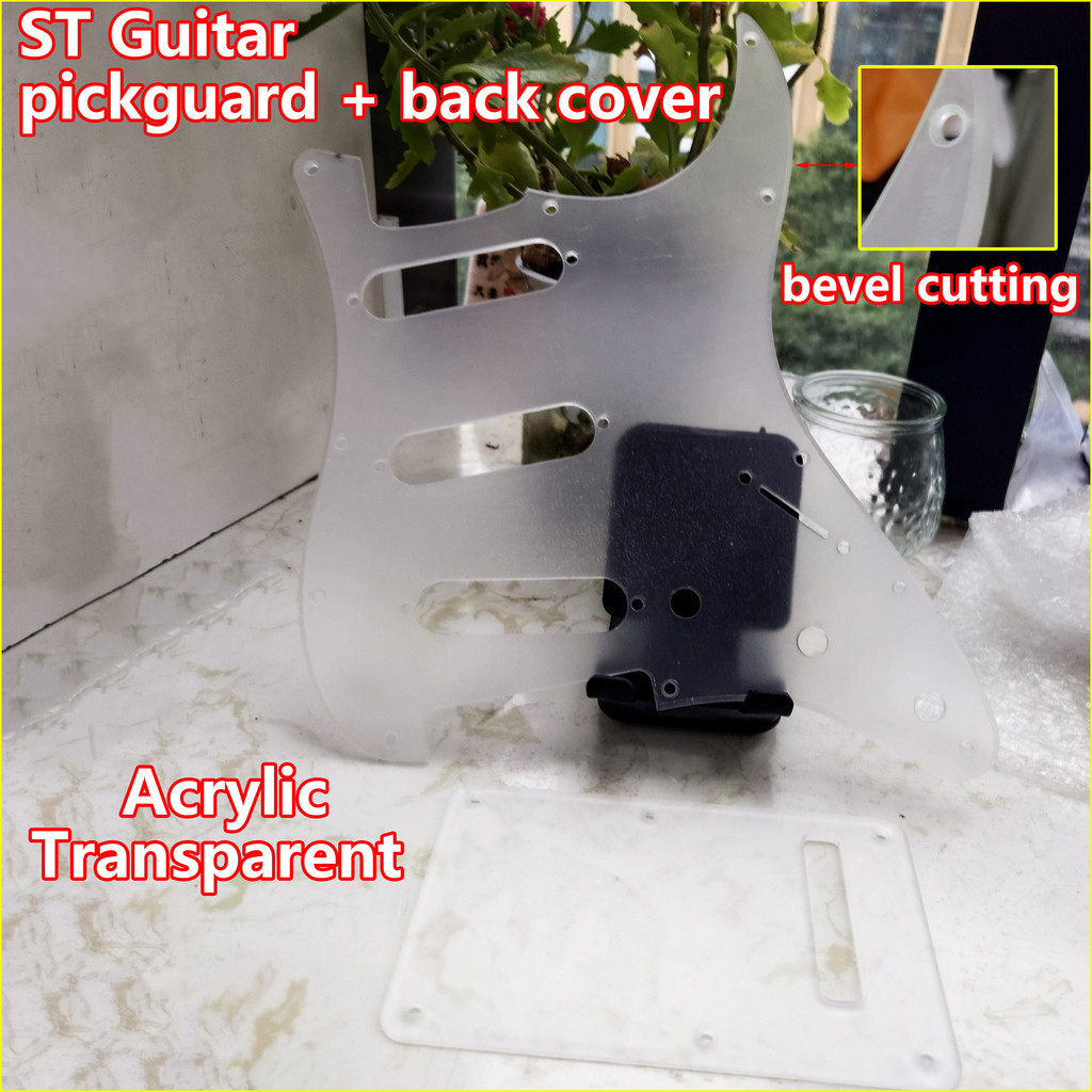 Fender Stratocaster SSS Pickguard Acrylic BackPlate Set | Shopee ...