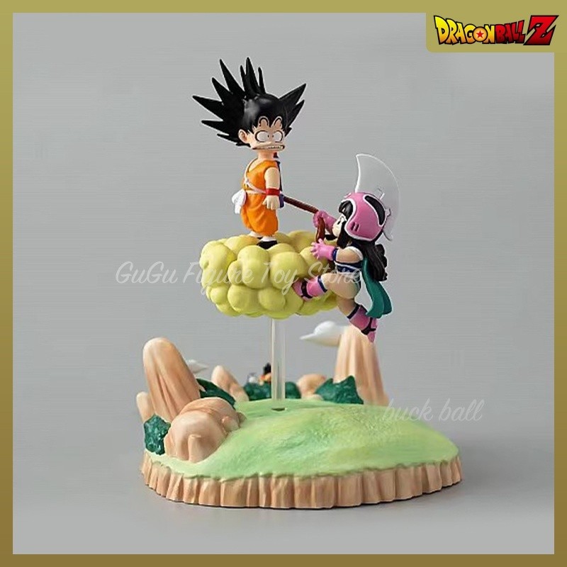 9 Cm Dragon Ball Anime Figures Goku Chichi Action Figure DBZ Pvc Statue ...