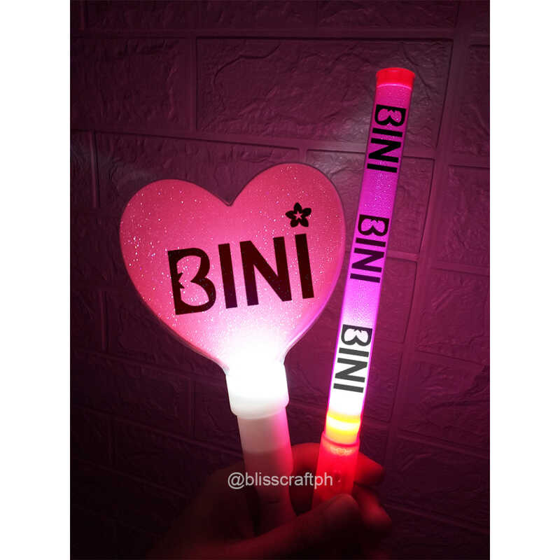 BINI Light COD Stick Penlight LED Crown Headband Heart Star Lightstick ...