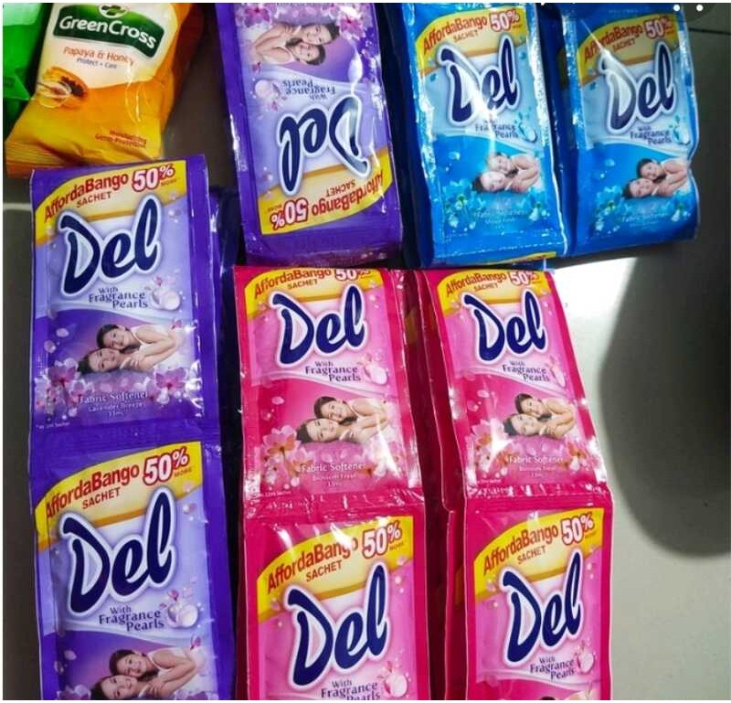 Del Fabric Softener 22ml x / 33ml cx 6s ( Random Scent ) | Shopee ...