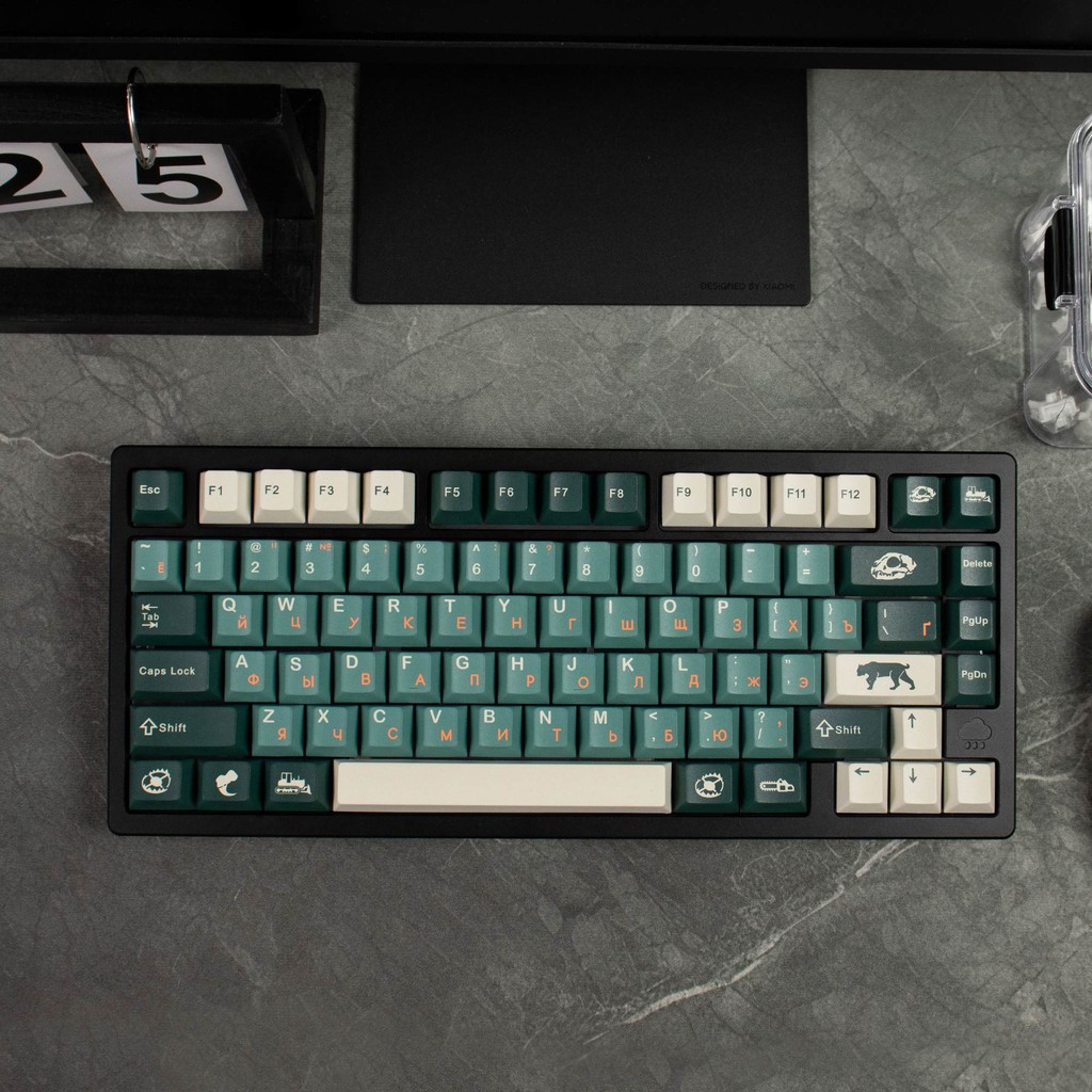 GMK Silent Forest Keycaps Green 1.7mm Thickness PBT cherry Profile ...