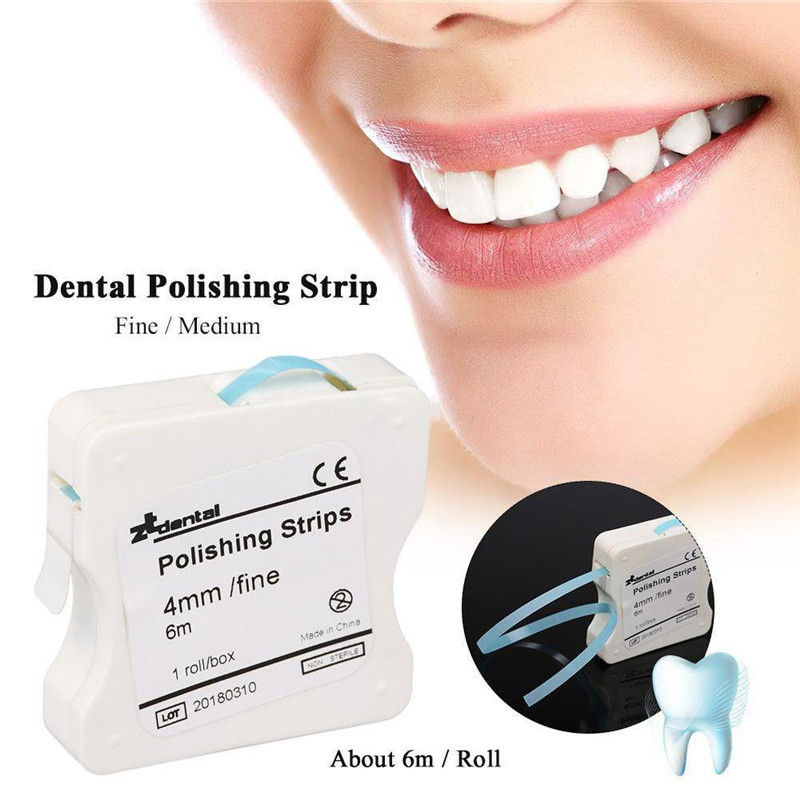 Dental Polishing Strip Roll 4mm Resin Tooth Grinding Sanding Tool ...