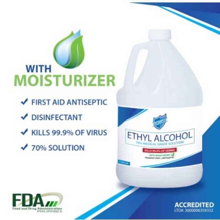 70% Isopropyl Alcohol Antiseptic Disinfectant with Moisturizer - (1 ...