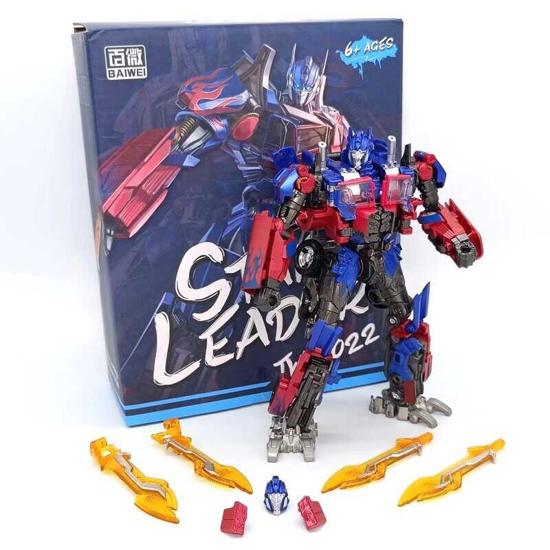 Baiwei Full Body Precision Coating Optimus Prime Model Toys Flying Wing ...