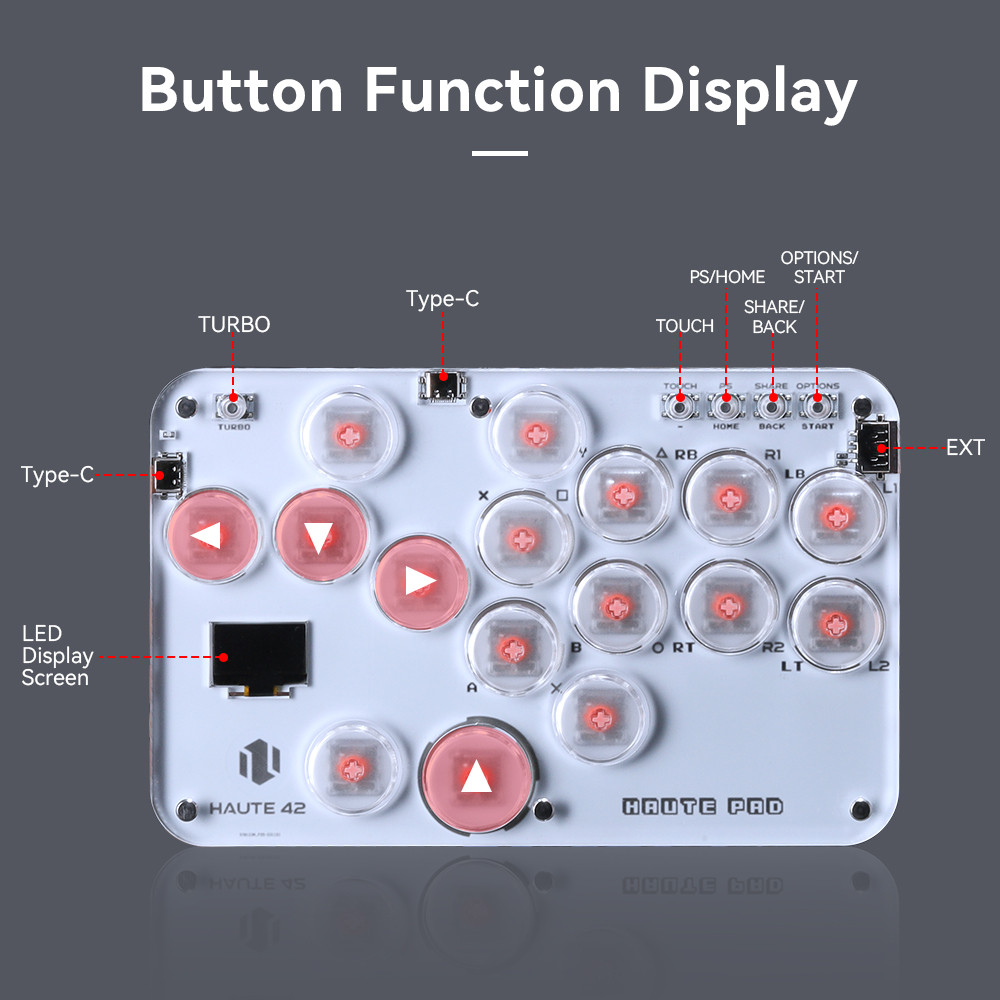 Joystick Controller Arcade Stick Controller For PS4/PS3//Switch/Steam ...
