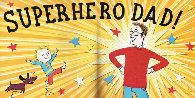 Original Superhero English Dad Family Education Parents And Children ...