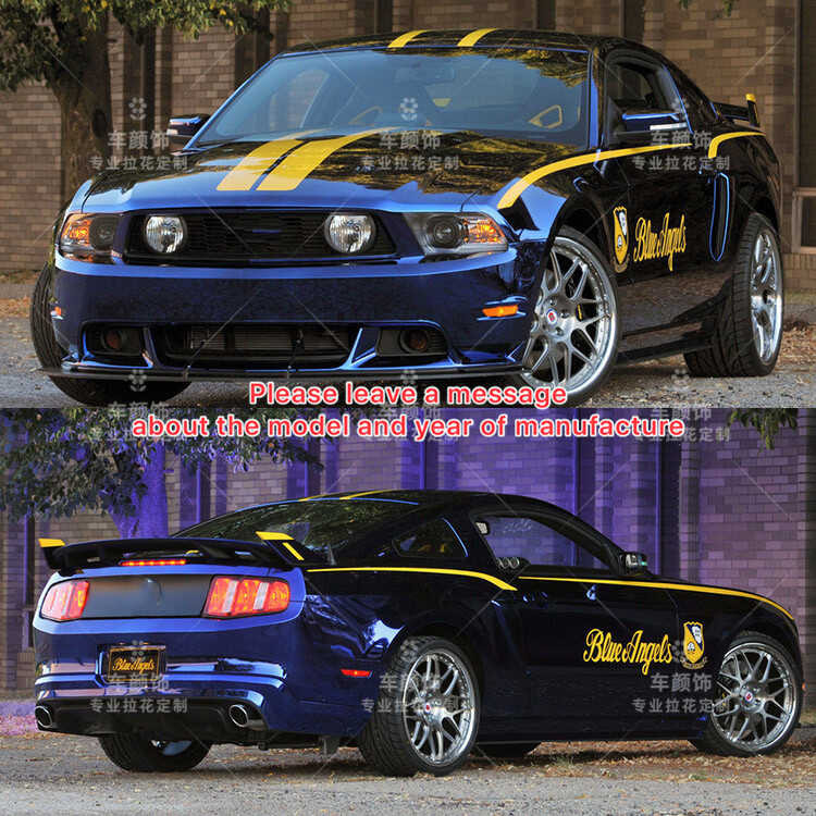 bold Ford Mustang text GT windshield body banner Vinyl Sticker | Shopee ...